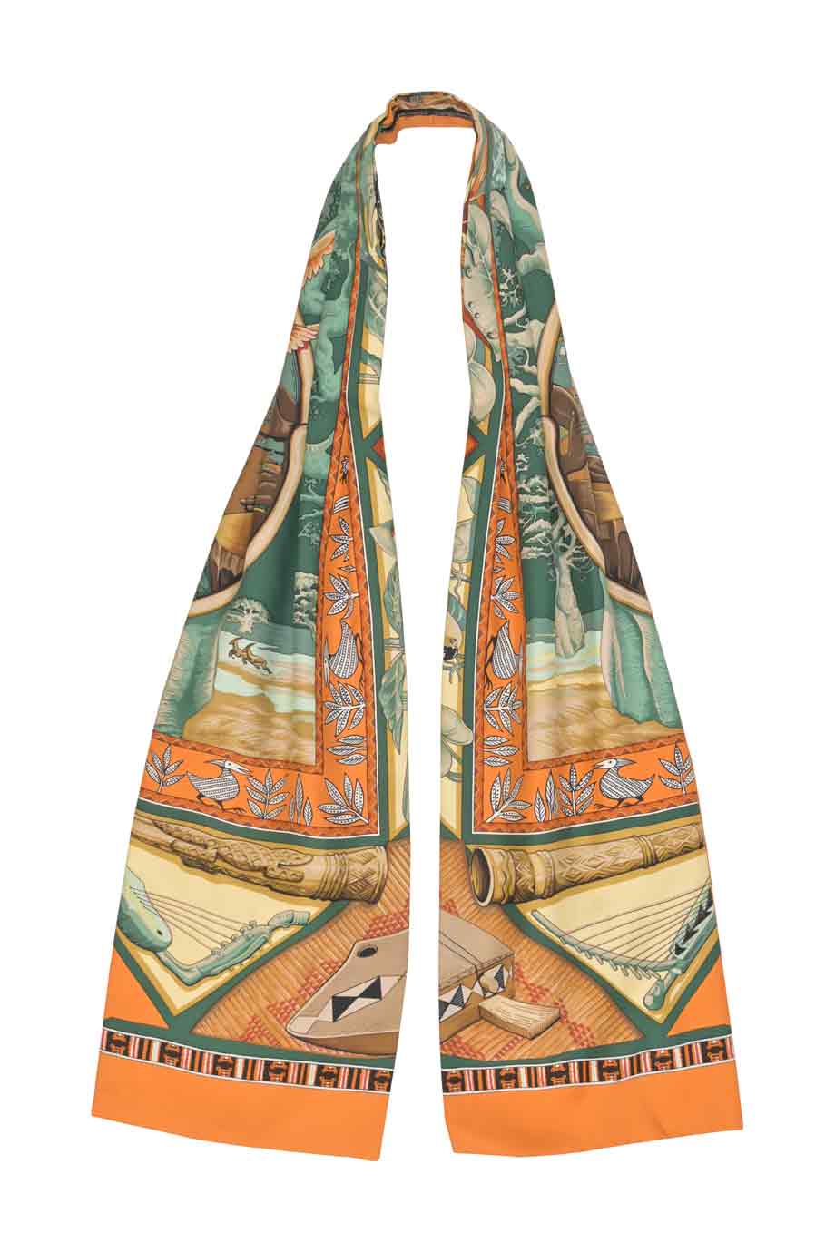 [WA4284] Hermès | Silk scarf